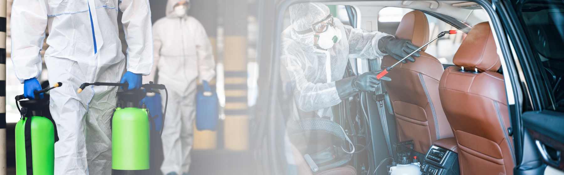 Blood cleanup risks after traumatic events.